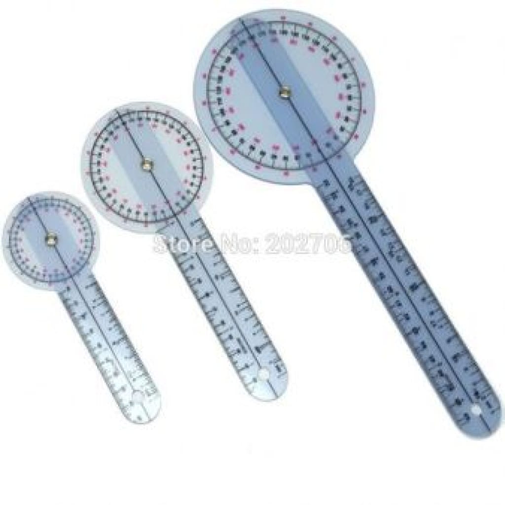 Kit Goniometros X 4 unidades 6,8,12 - Equimedic y Fisioterapia